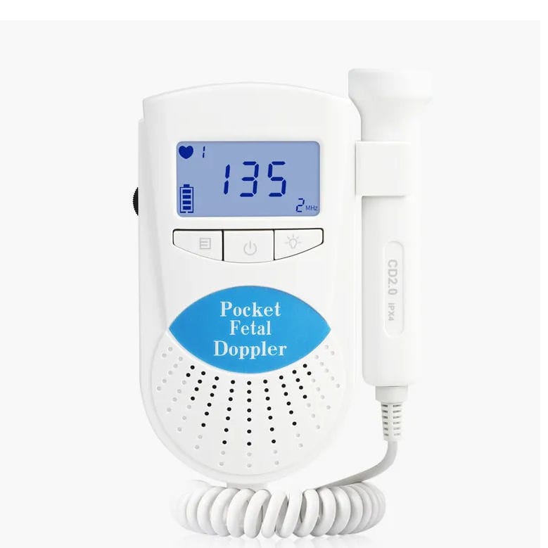 Fetal doppler - FD100 Blue - Mericonn Technology - pocket / with heart ...