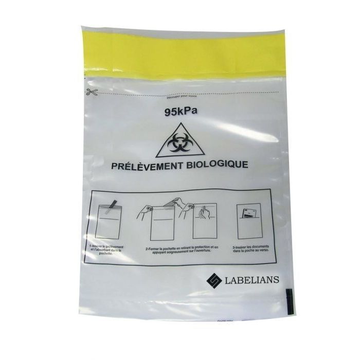 Biological samples packaging pouch - SCT95KPAA5SA - LABELIANS SAS
