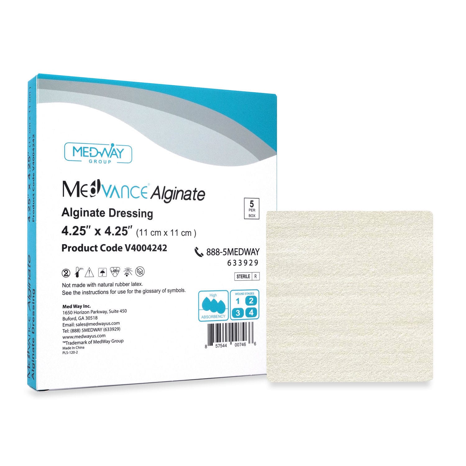 Alginate wound dressing - MedVance® - MedWay Group - non-woven / healing