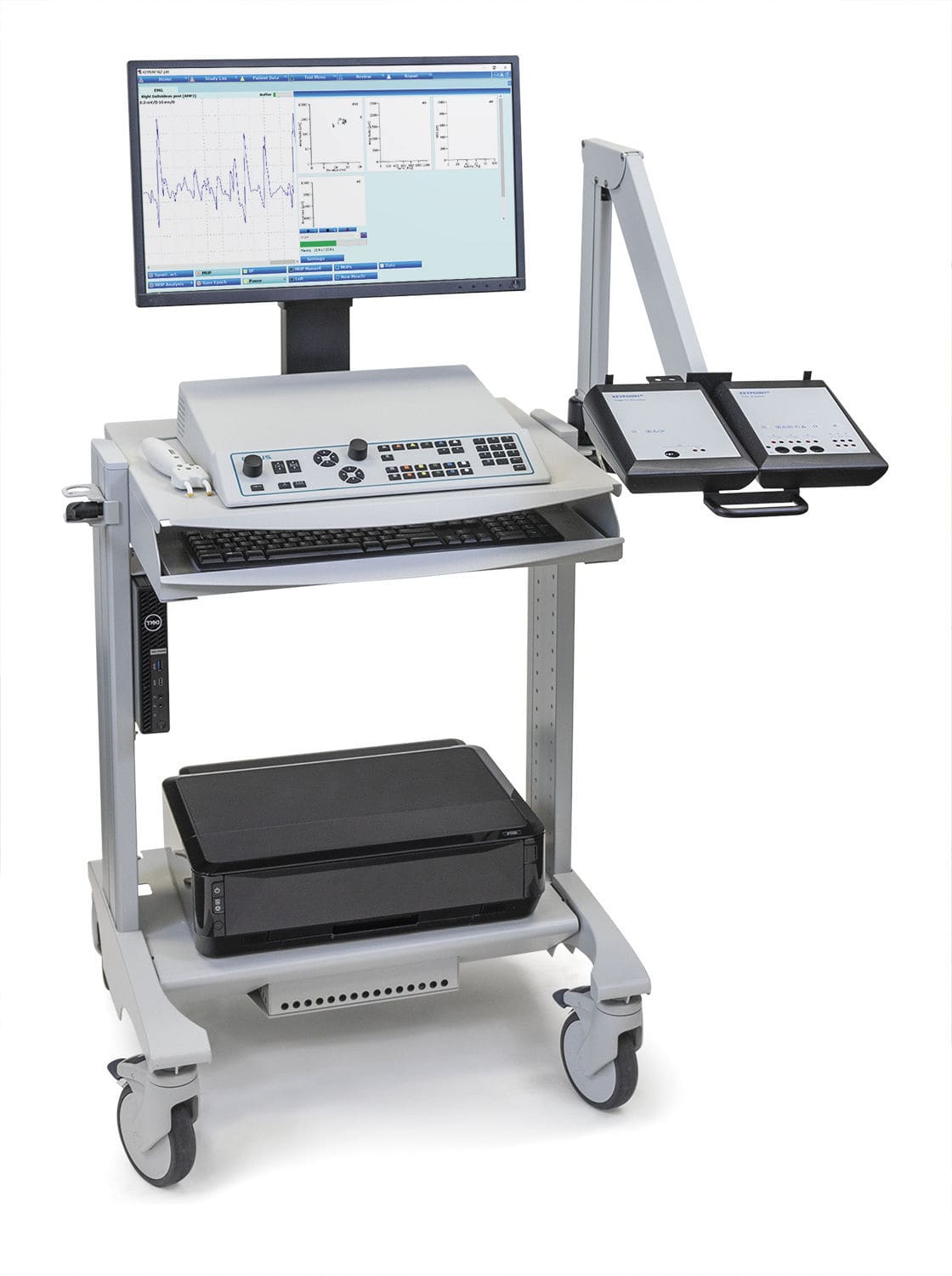 Electromyograph on casters - EMG/VCNVCN/PE - Natus Micromed - computer ...