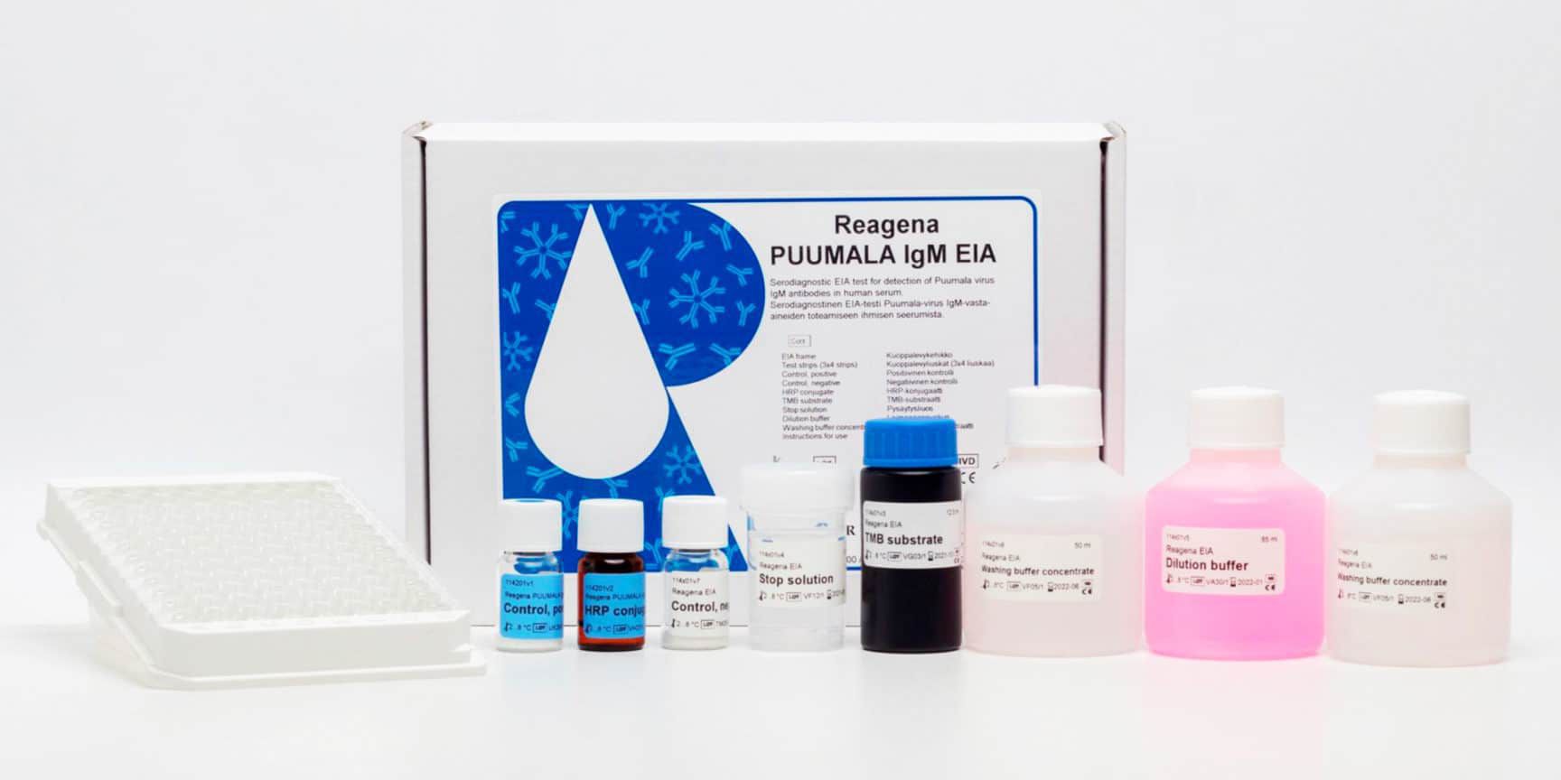 Infectious disease test kit - EIA - Reagena Ltd. - IgG / IgM / Hantaan ...