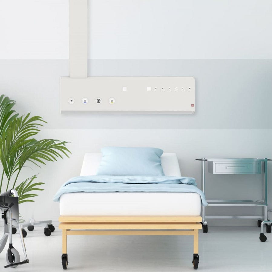 Horizontal bed head unit - Plus HTM - LM MEDICAL DIVISION - for ...