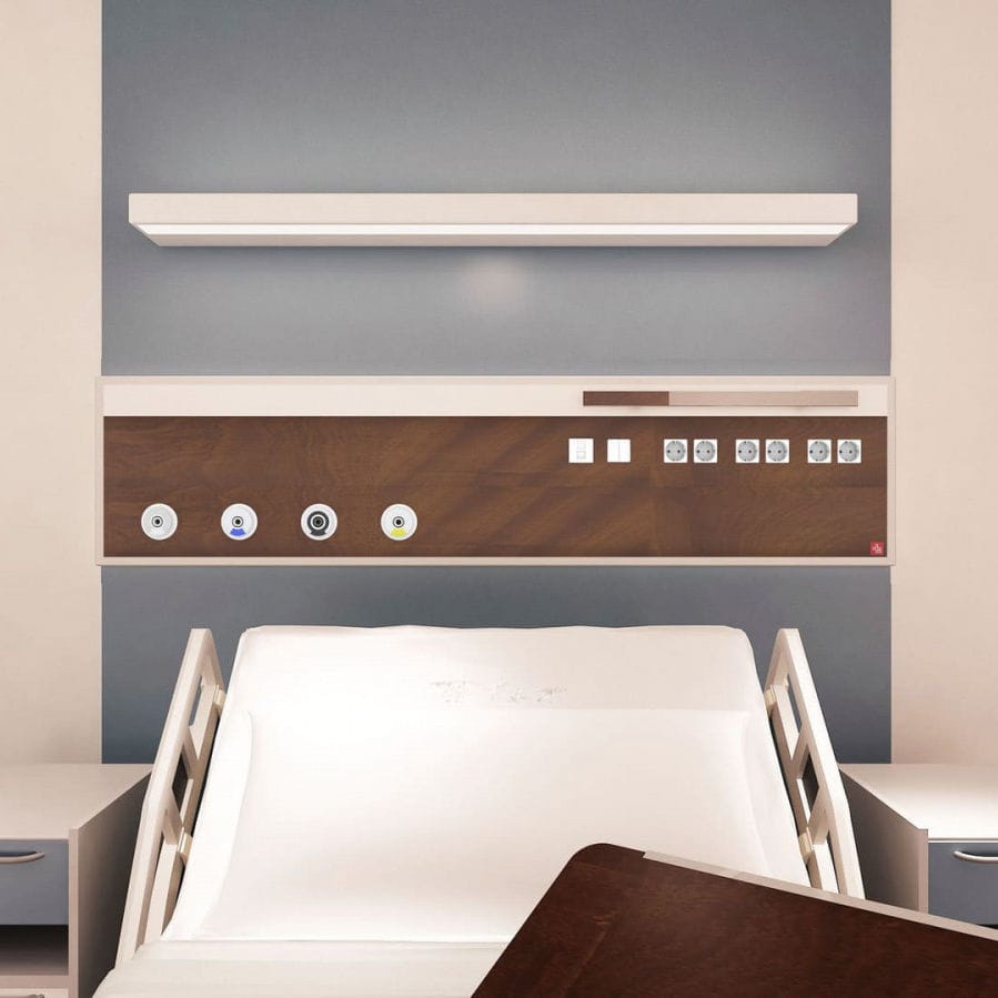 Modular bed head unit - Plus RECESSED - LM MEDICAL DIVISION - for ...