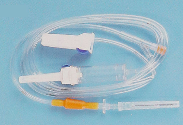 Infusion set with Y port - 1063 - Rongbo Medical - with drip chamber ...
