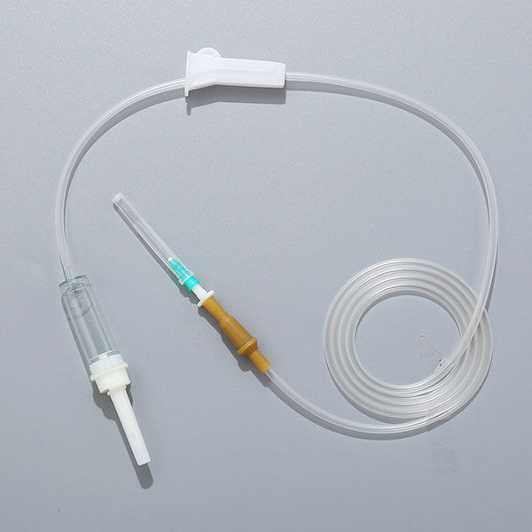 PVC infusion set - 1.2/1.5/1.9 - Rongbo Medical - with drip chamber ...