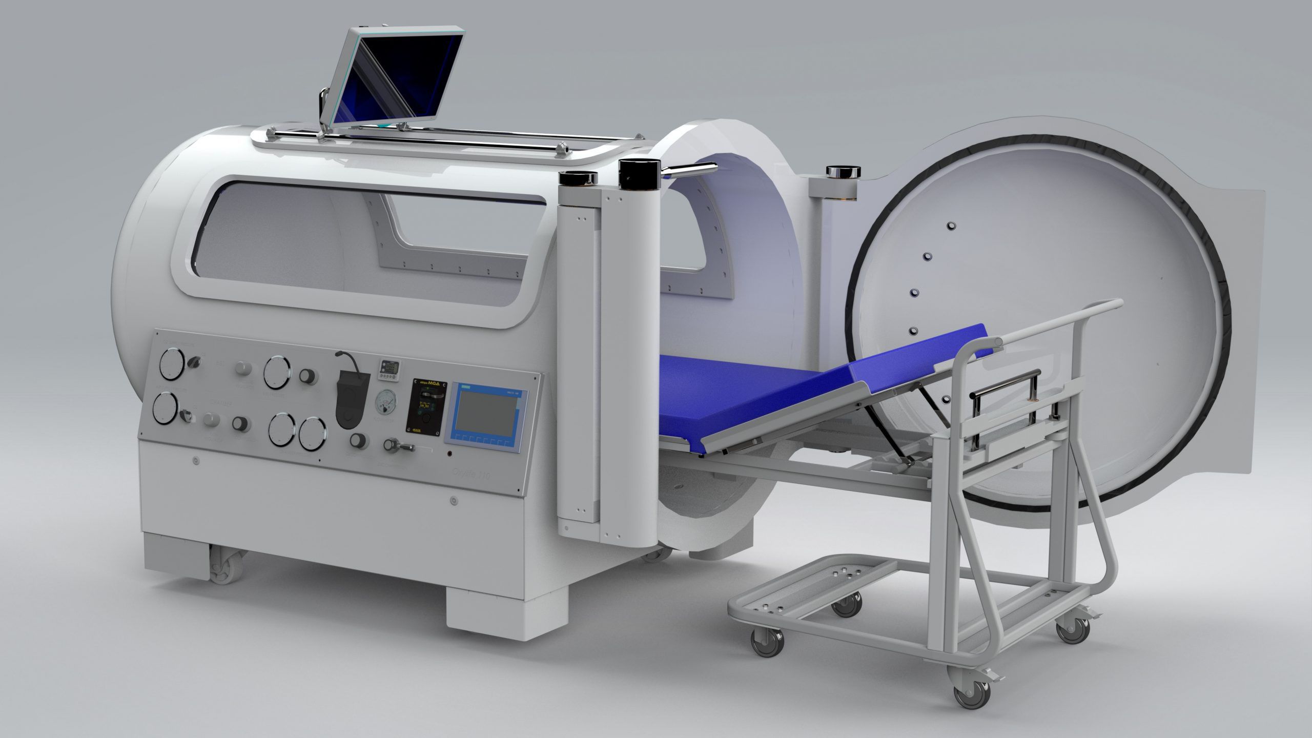 Oxygen therapy hyperbaric chamber - Oxylife 110 L - OxyBarica ...