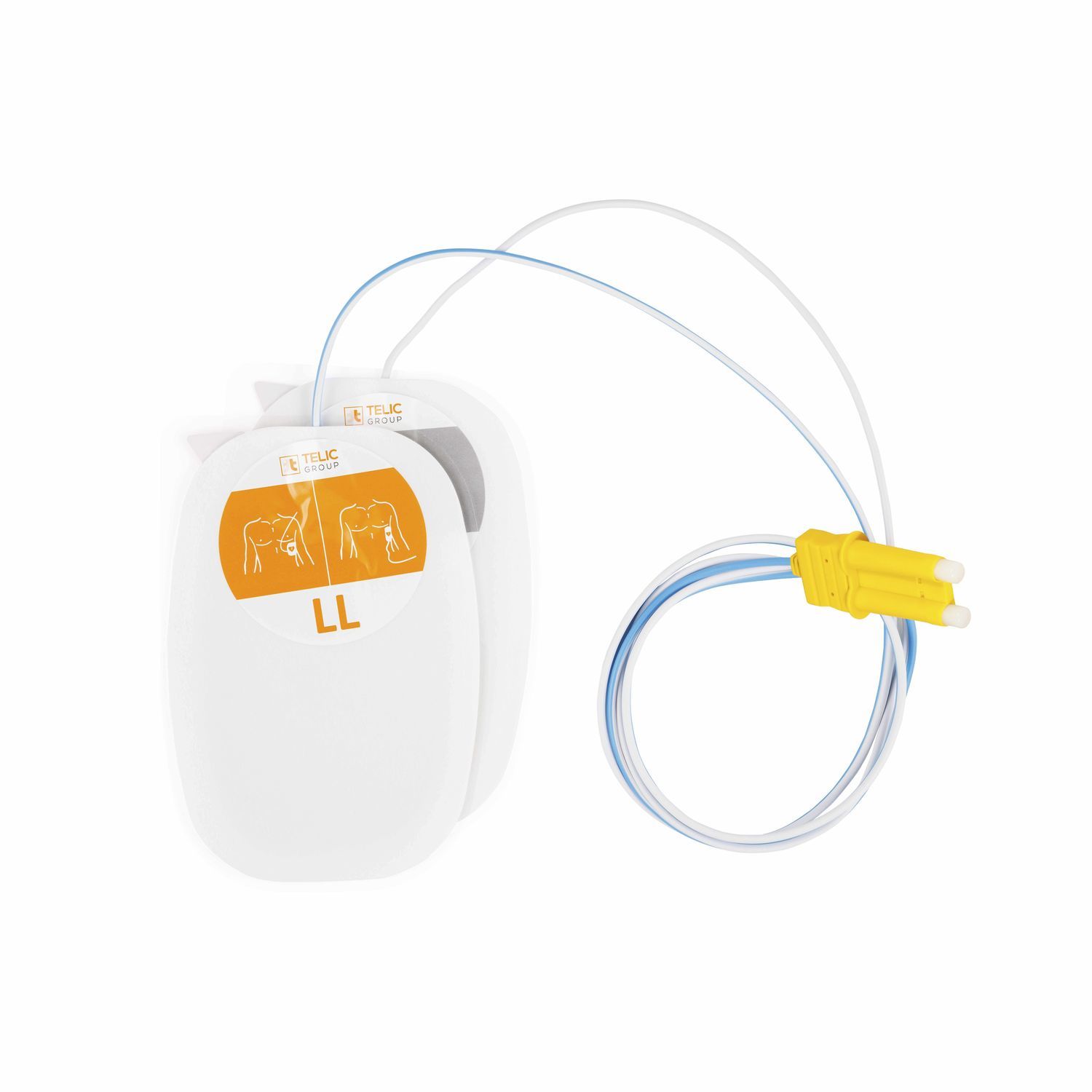 Pediatric electrode - Telic Group - for defibrillator / straight