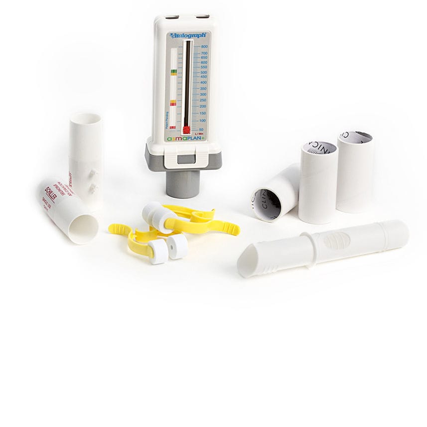 Mechanical spirometer - Diagramm Halbach - hand-held