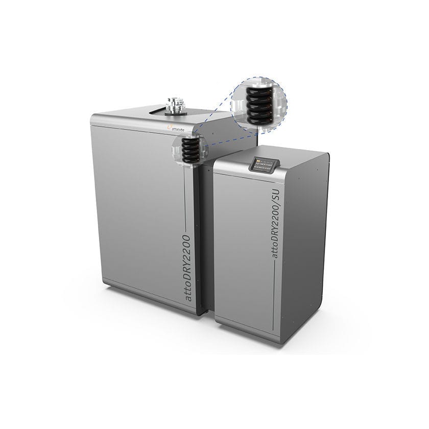 Sliding cryostat - attoDRY2200 - attocube systems AG - automated