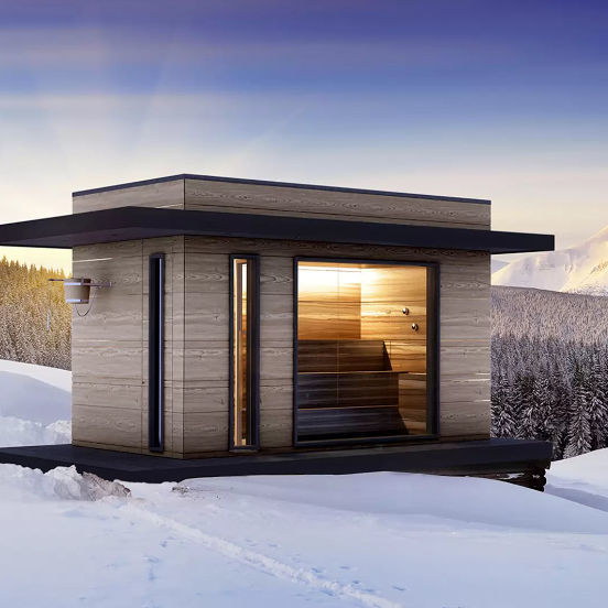 Cabin sauna - Open Air Soft - Starpool - infrared