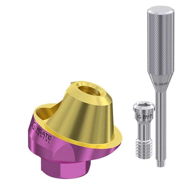 Conical implant abutment - UAMD-170 series - XGATE DENTAL - hexagonal ...