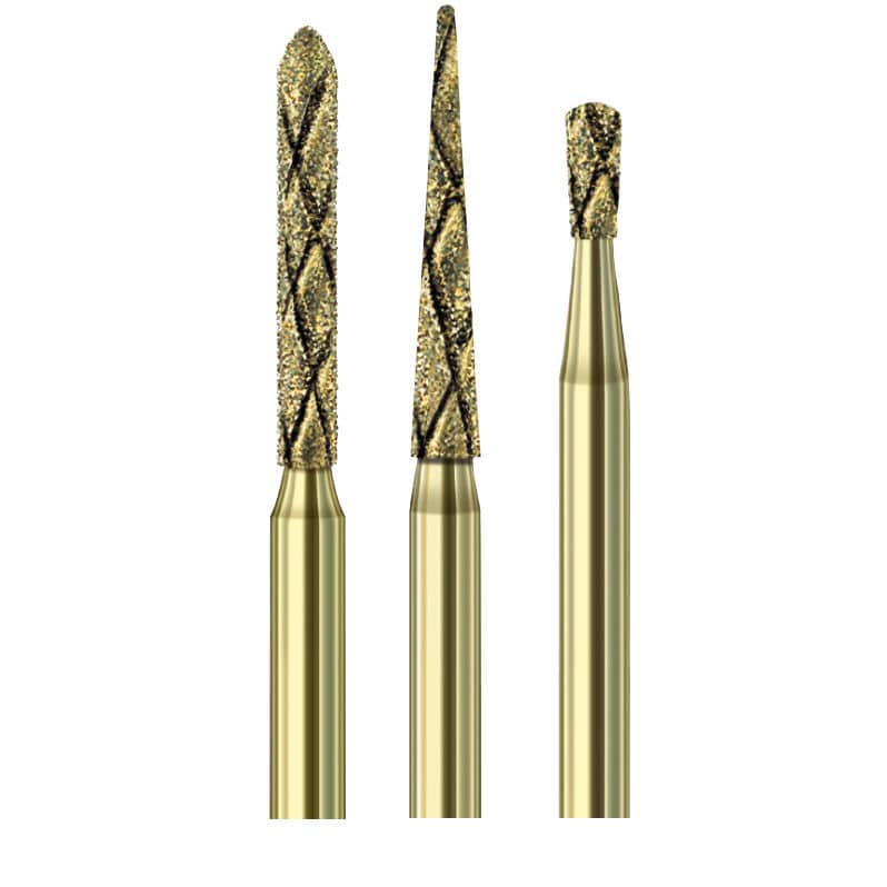 Dental burr - CD series - Busch & Co. GmbH & Co. KG - gold / coated ...