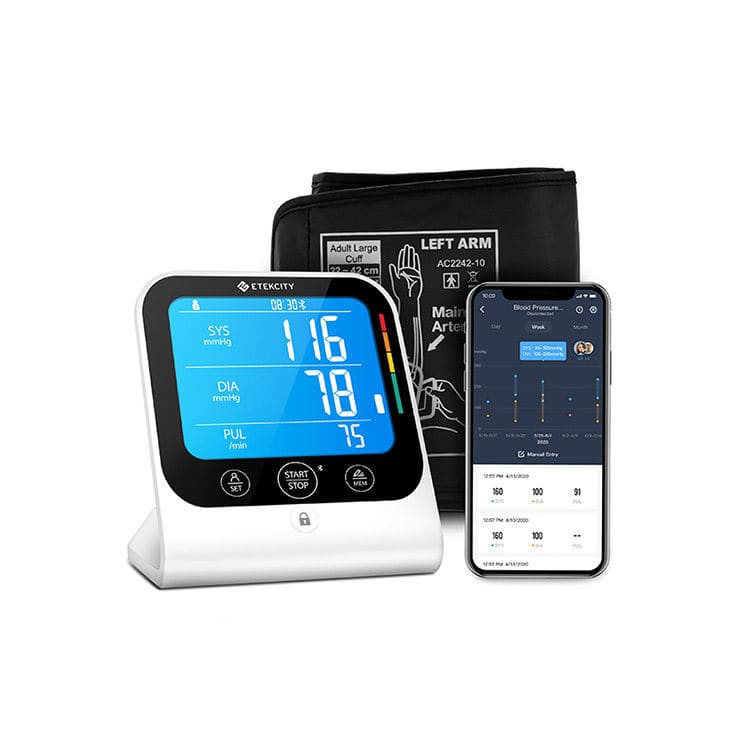 Automatic blood pressure monitor - TMB-1583-BS - Vesync - Bluetooth ...
