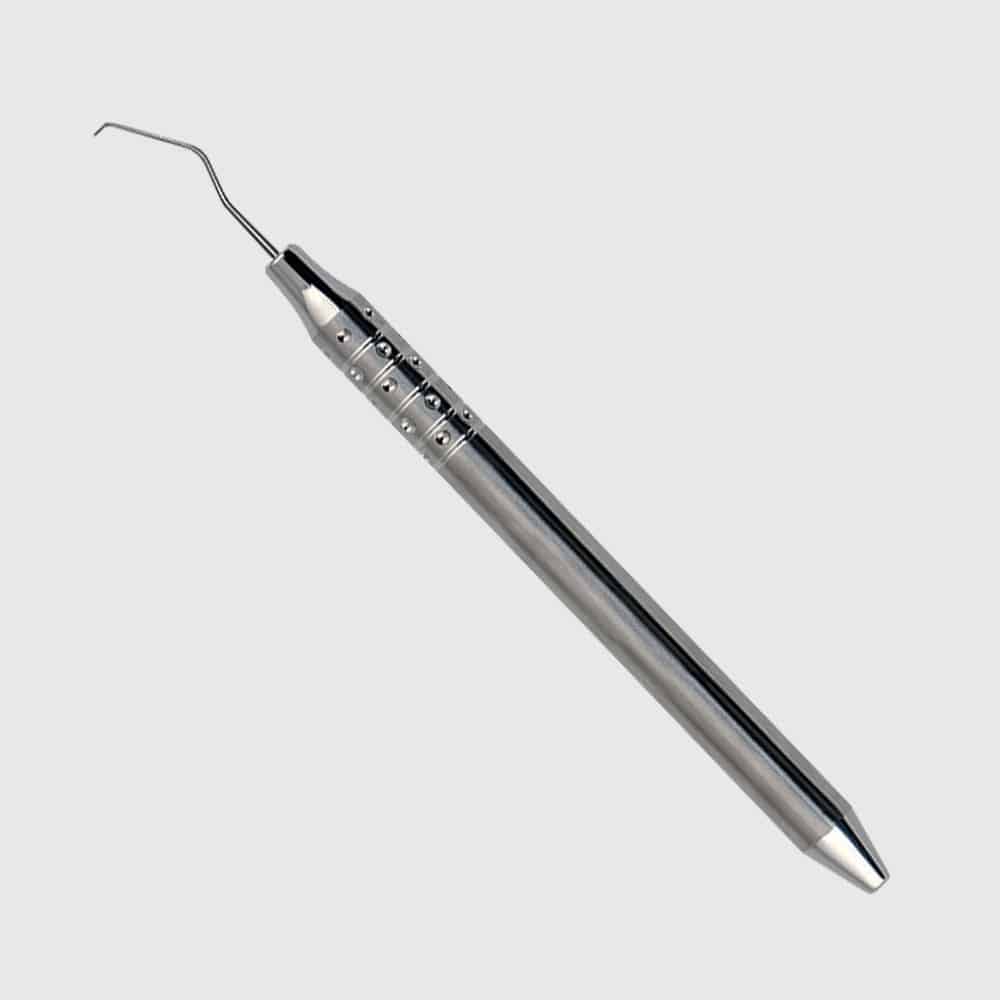 Diagnostic dental explorer - 17 SE - Sheroski Sverige - double-ended / stainless steel