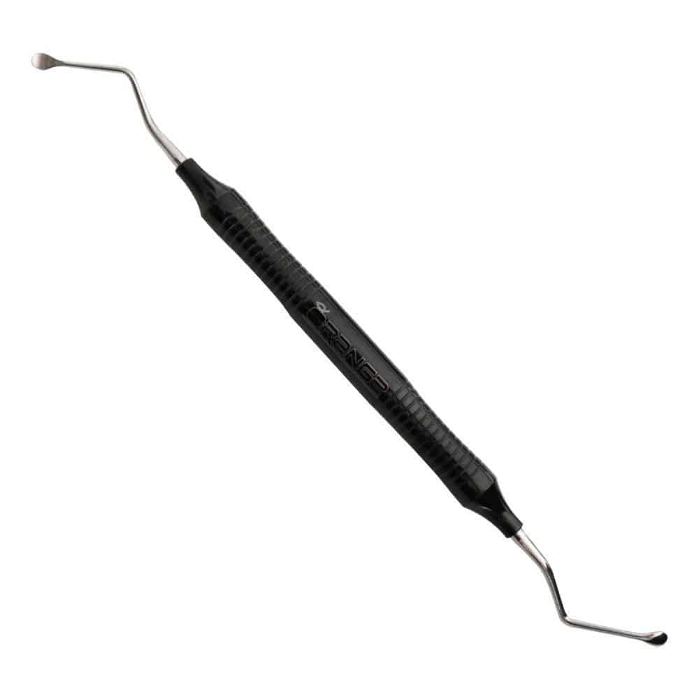 Surgical curette - 87 - Sheroski Sverige - bone / Lucas / autoclavable