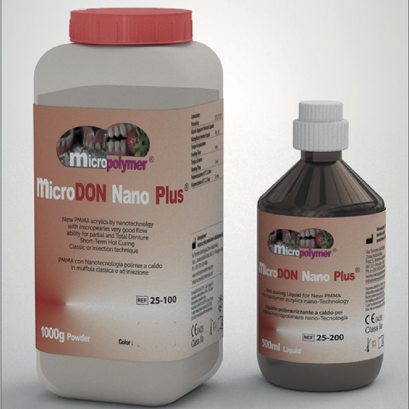 Acrylic dental material - microDon Nano Plus ® - megadental italia ...