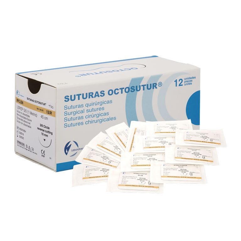 Non-absorbable suture thread - Octosutur - Laboratorios Clarben S.A. - 5-0