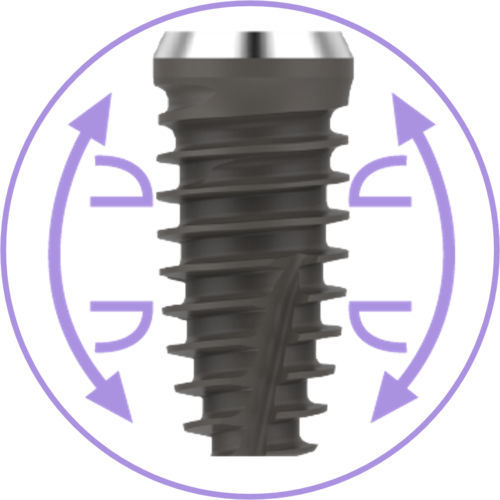 Cylindrical dental implant - TORX++ - Korea Dental Implant Inc ...
