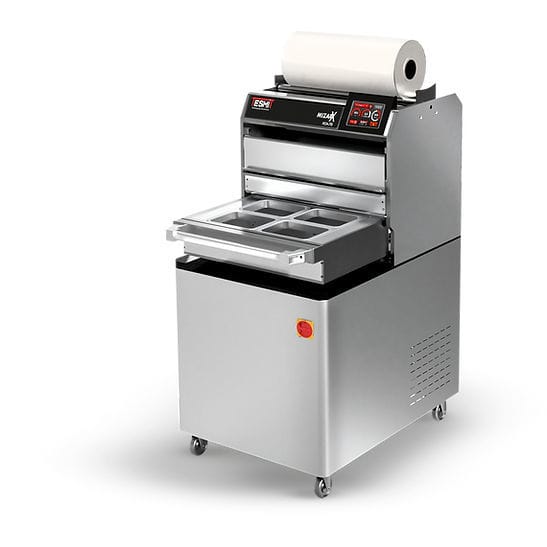 Semi-automatic tray sealer - MIZAR FCH-71 - TESMIT - compact / with ...