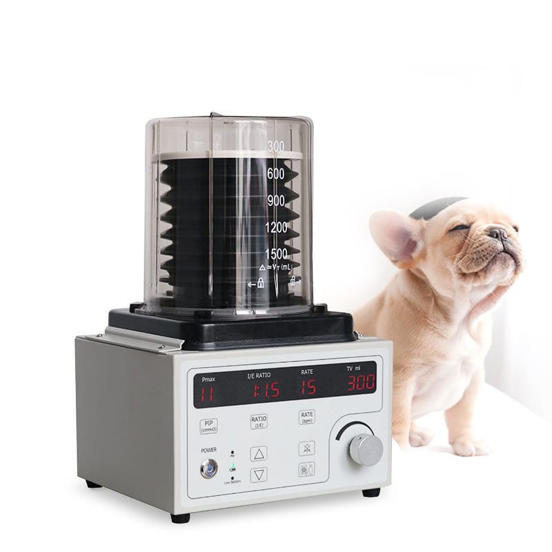 Anesthesia ventilator - VET-60V - Olive - veterinary / electronic / IPPB