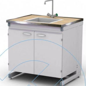 Laboratory sink - 01-09.221 - Labexpert - 1-station / metal / polypropylene