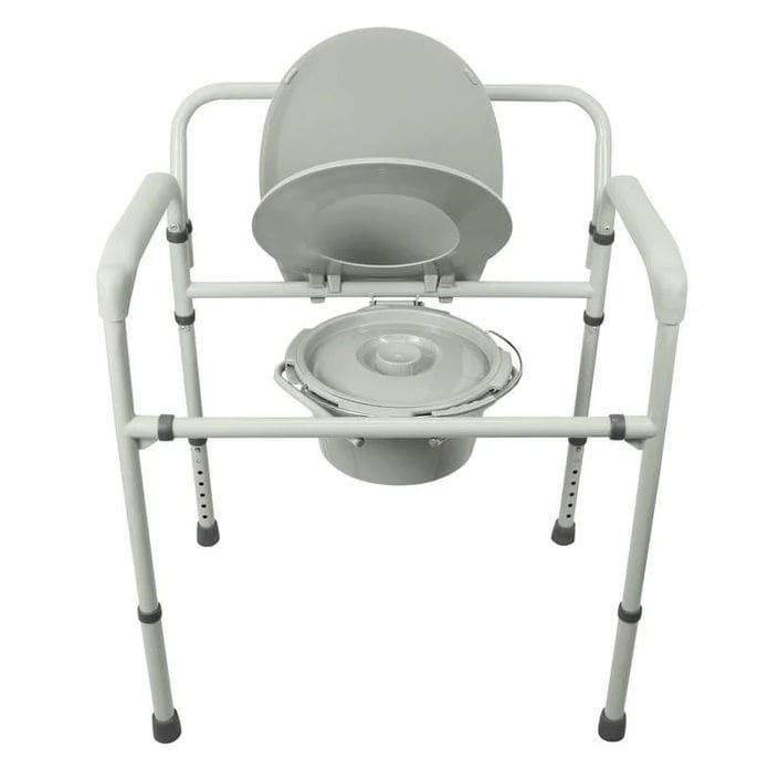 Commode chair with armrests - LVA1059 - Vive Health - with bucket ...