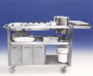 Medical trolley - 304 - VINCAL - stainless steel / mobile