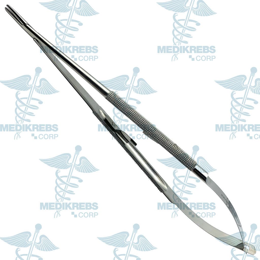 Surgical needle holder - NS116 - Medikrebs Corp. - Castroviejo ...