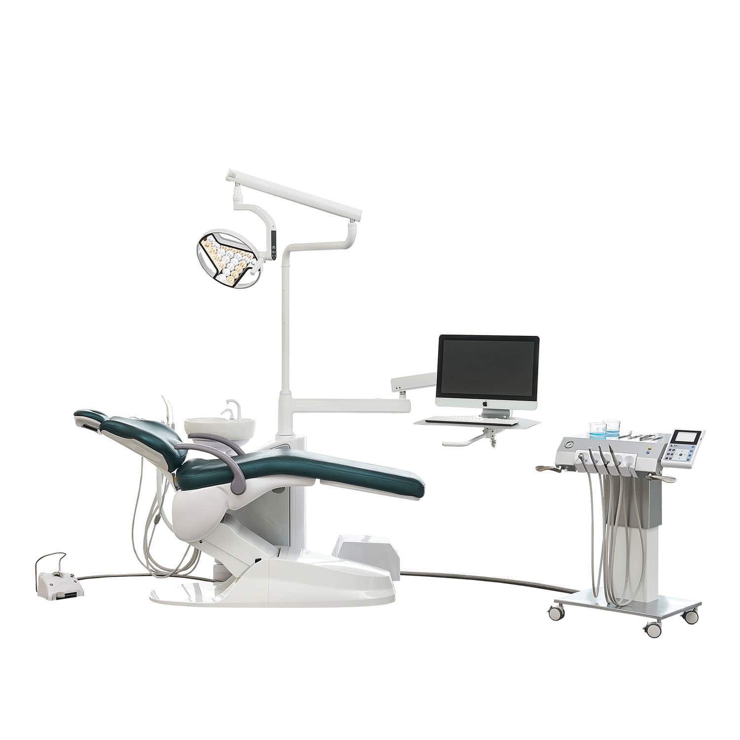 Dental unit with electric chair - M8 - Foshan Safety Medical Equipment ...