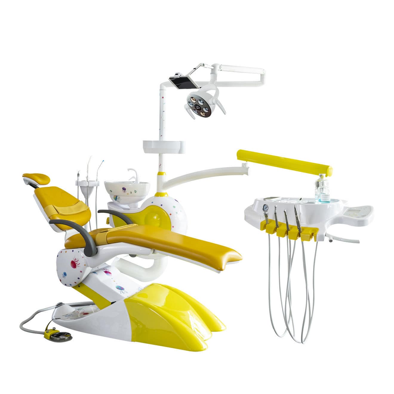 Dental unit with electric chair - A10 - Foshan Safety Medical Equipment Co., Ltd. - with ...