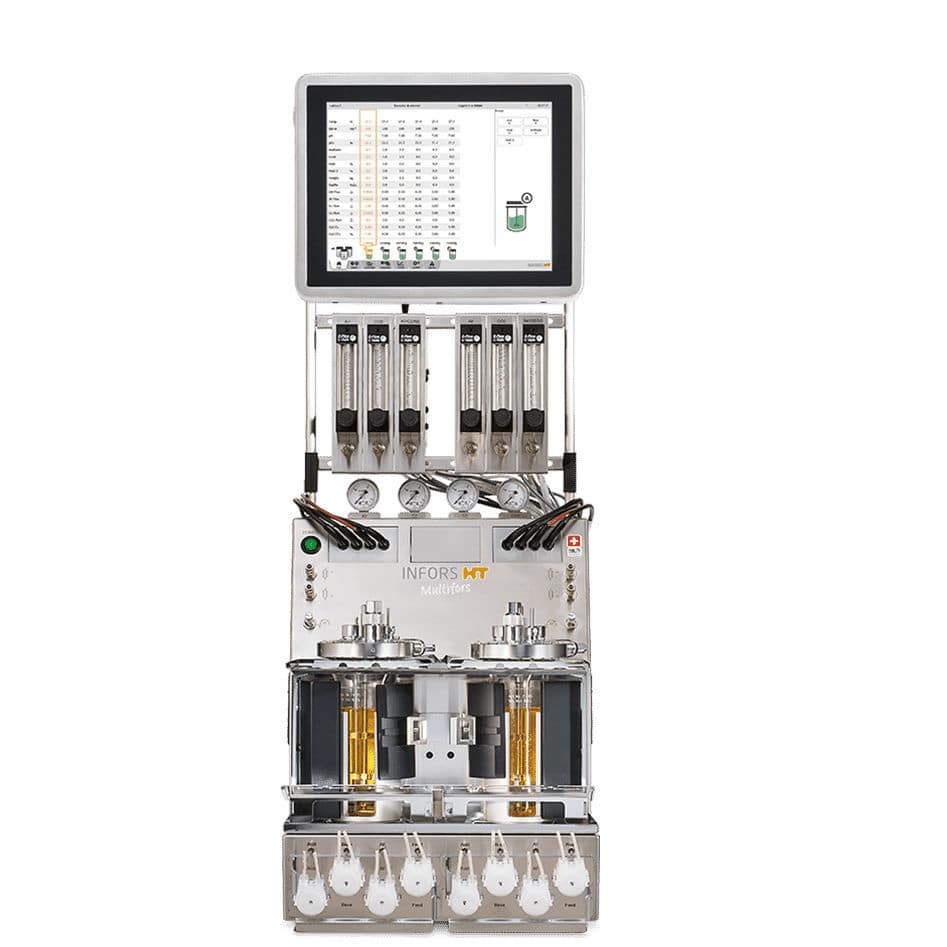 Laboratory bioreactor - Multifors 2 - Infors AG - for cell culture ...