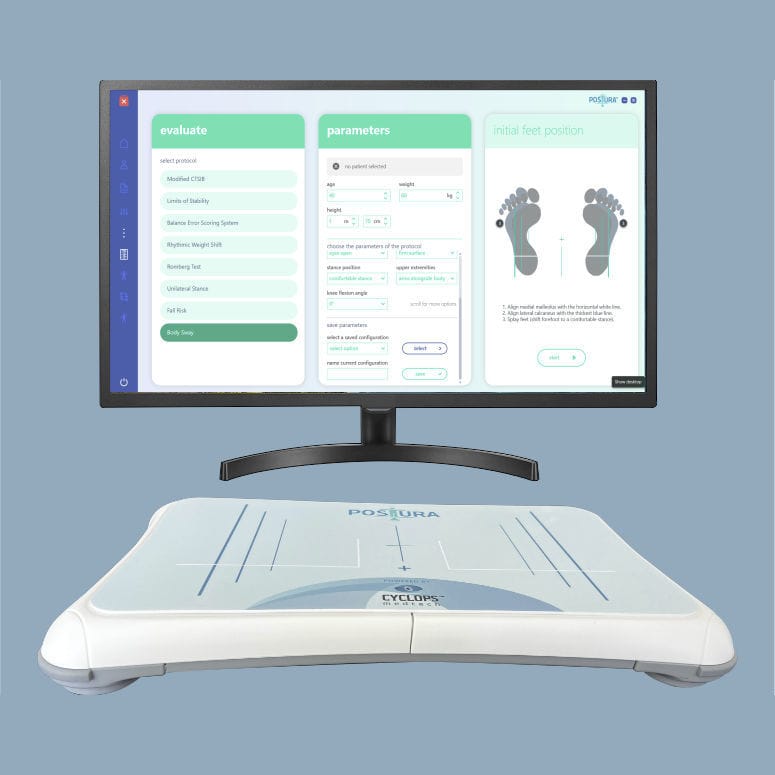 Portable stabilometry platform - Postura - Cyclops MedTech