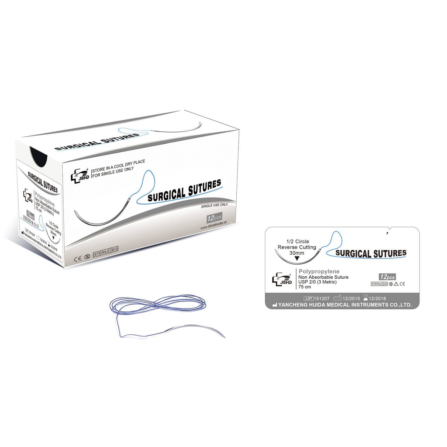 Non-absorbable suture thread - Jiangsu Huida Medical Instruments ...