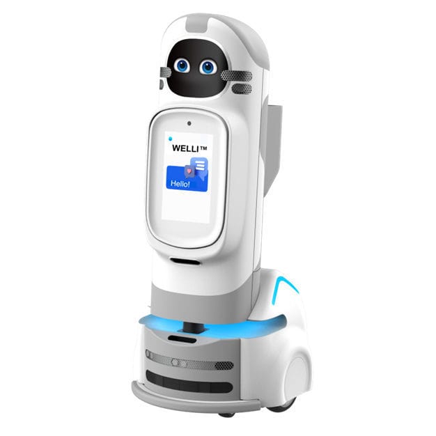 Healthcare facility telepresence robot - WELLI™ Smart Companion - FUTRONICS