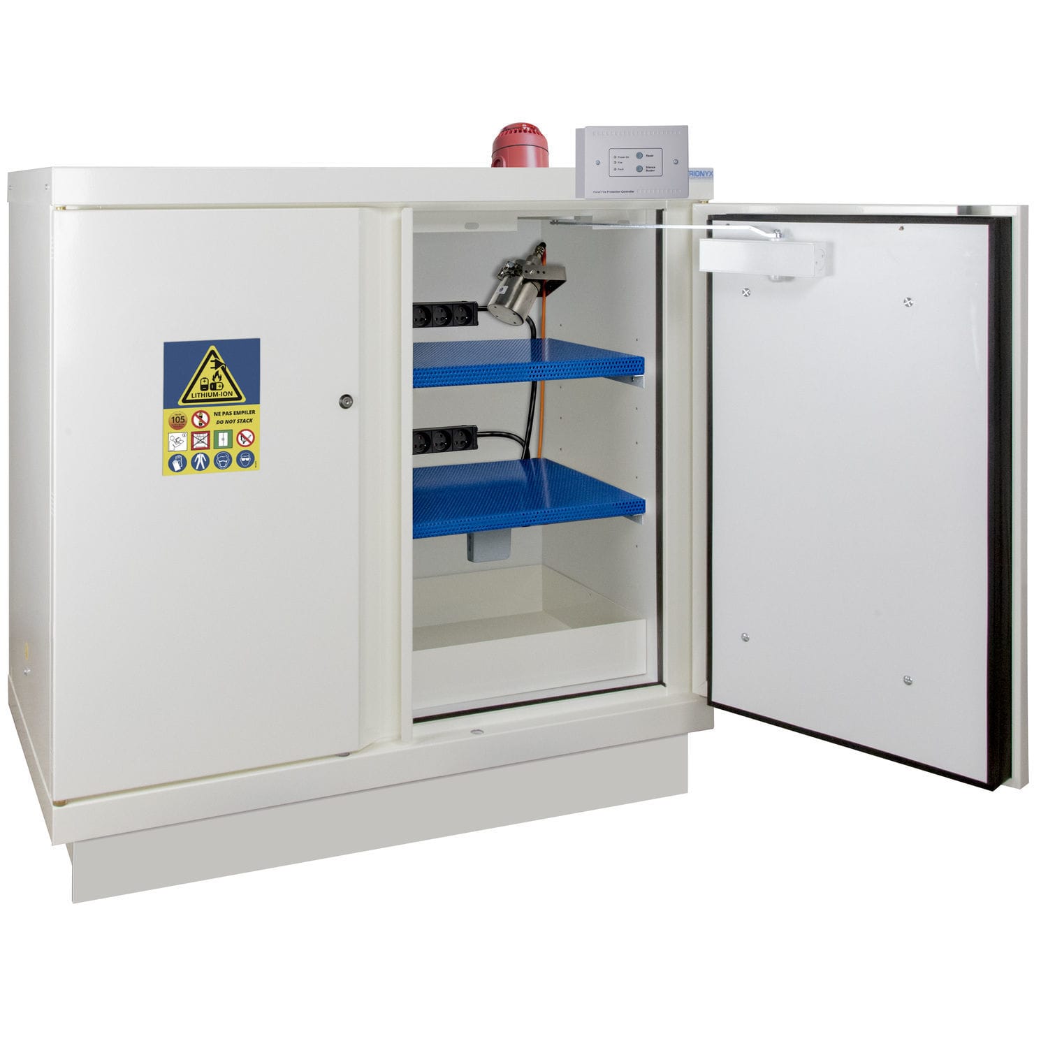 Hospital cabinet - 793+LIX2 - Ecosafe - with shelf / with door