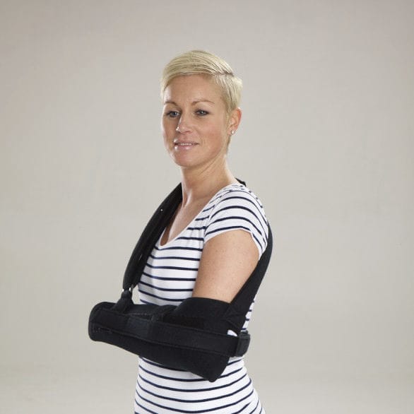 Arm sling with waist support strap - Ossatec