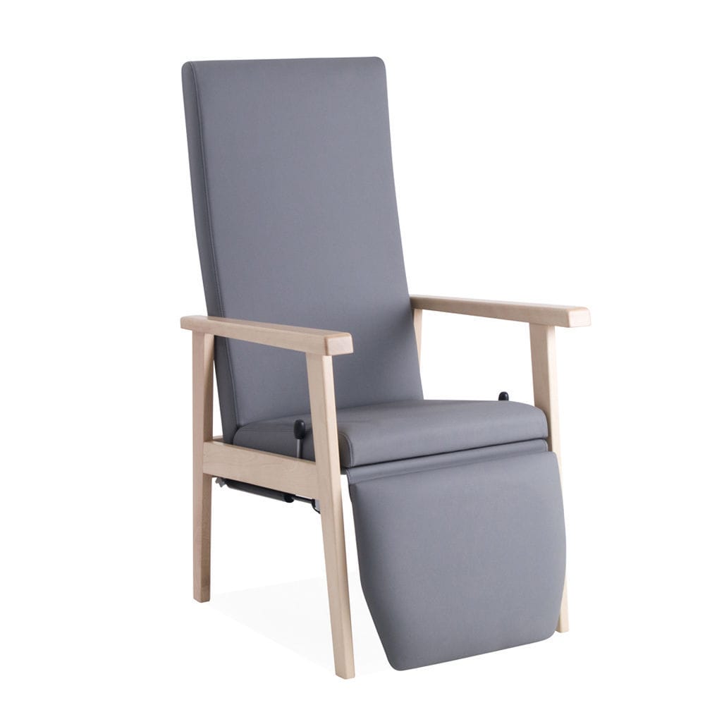 Chair with armrests - MAD0018MB - SENIORCARE - with high backrest ...