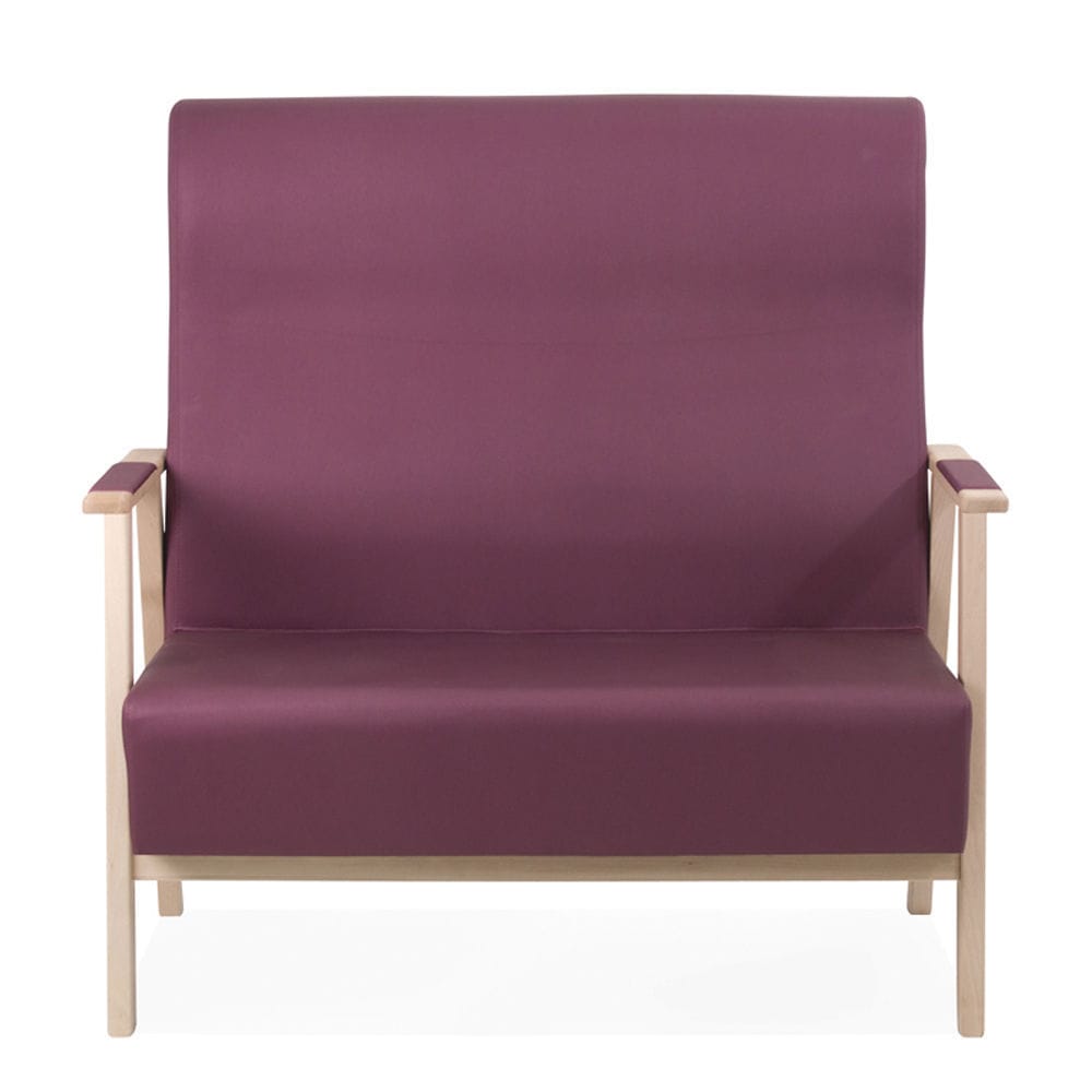 Waiting room sofa - UNN0022MB - SENIORCARE - for doctor's office / 2 ...
