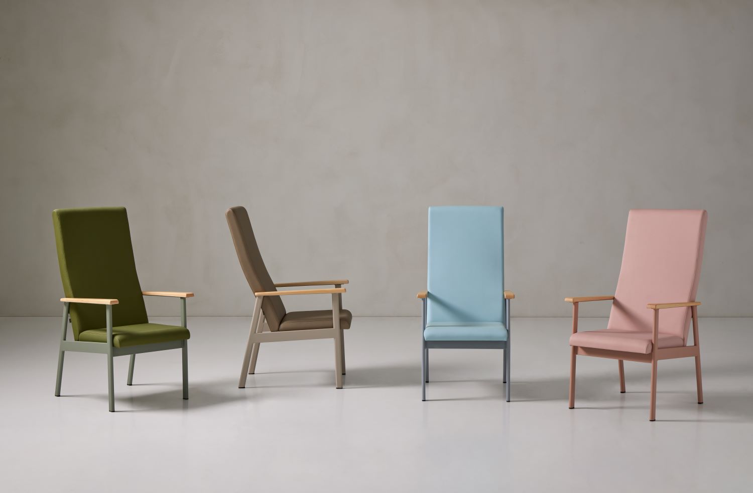 Dining room chair - ROD0007 - SENIORCARE - with armrests / with high ...