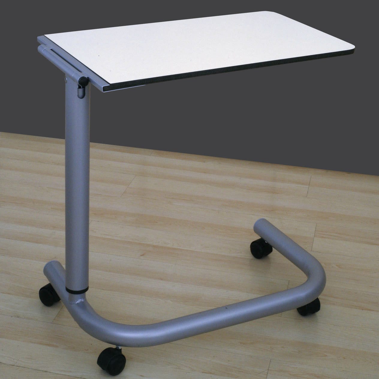 Height-adjustable overbed table - MUL0001AL - SENIORCARE - on casters ...