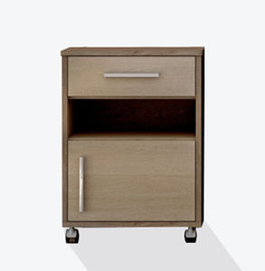 Bedside table on casters - NOR5002ME1 - SENIORCARE - with wardrobe ...
