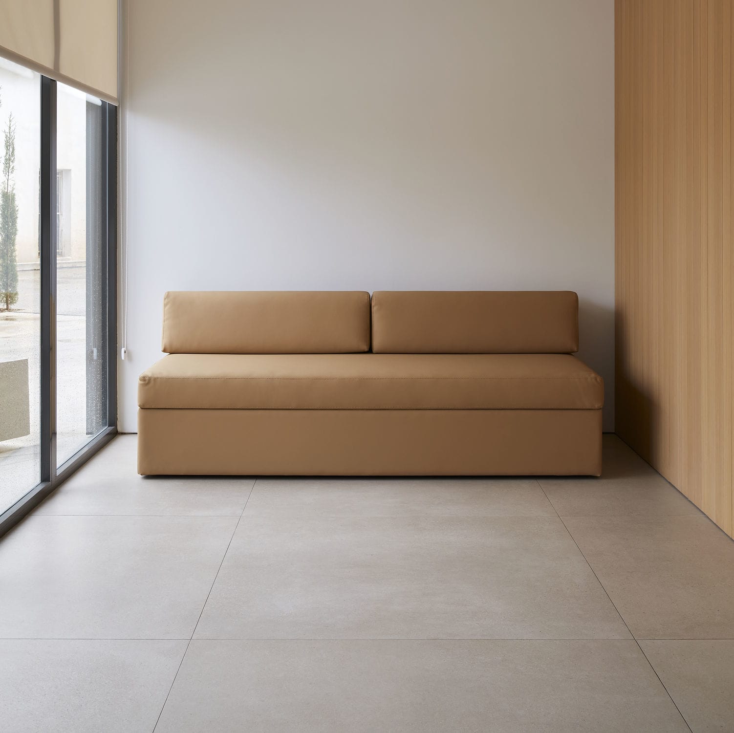 Patient room sofa-bed - CAB0001TA - SENIORCARE - 3-seater / design