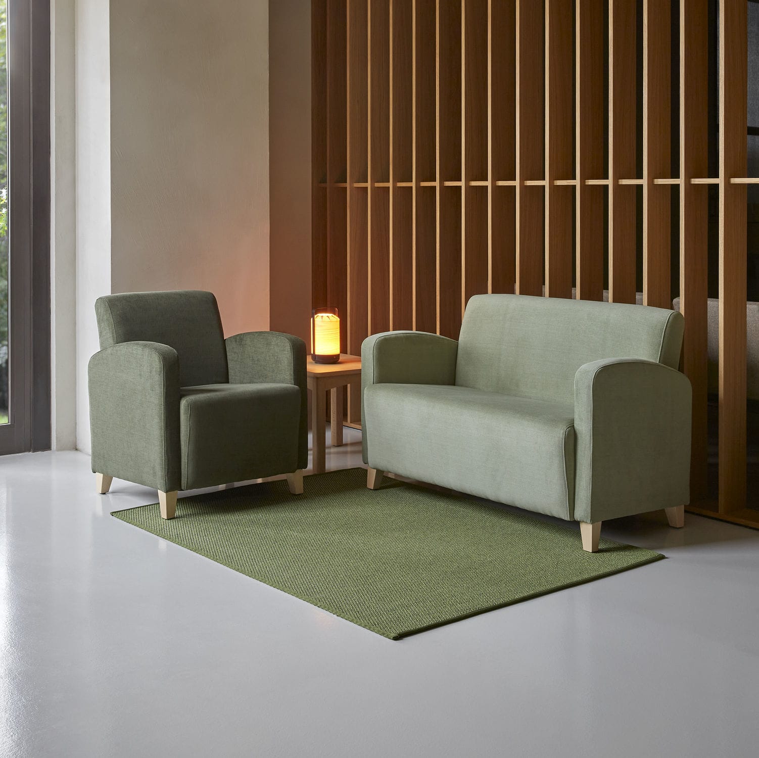 Waiting room sofa - PAN0002TA - SENIORCARE - for patient rooms / for ...