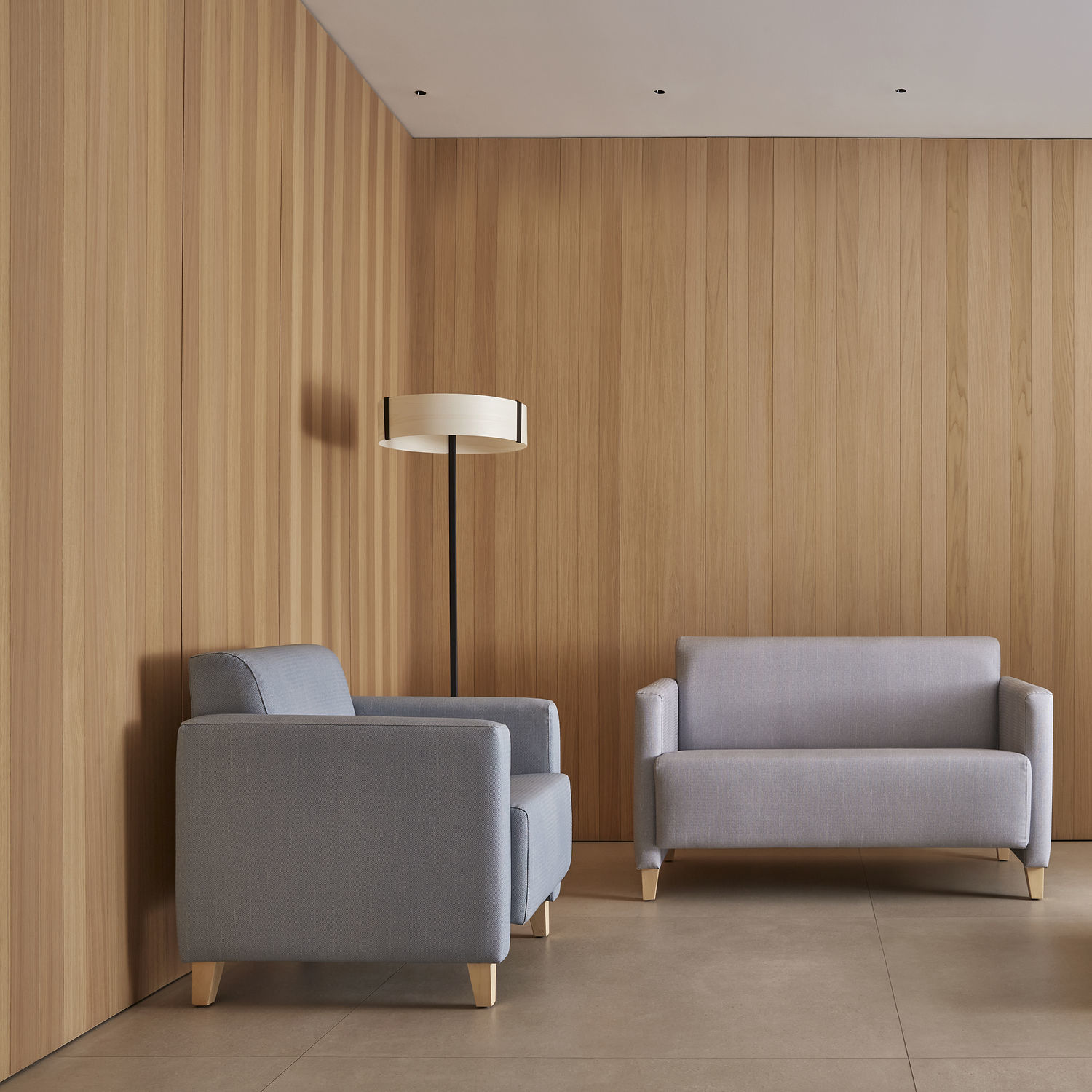Waiting room sofa - LIP0005TA - SENIORCARE - for doctor's office / 2 ...
