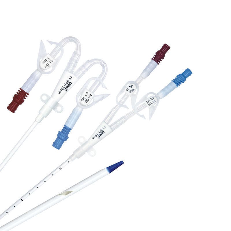 Hemodialysis catheter - DIALL Medical - peripheral / double-lumen ...