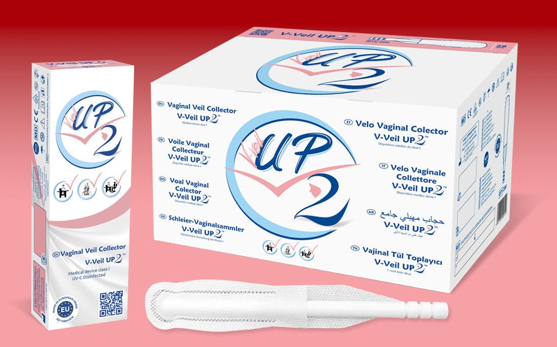 Laboratory swab - V-Veil UP2™ - V-Veil-Up Production - self-sampling ...