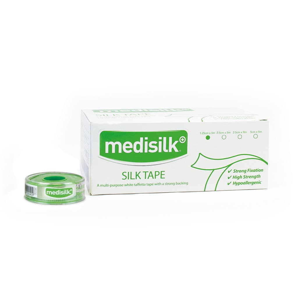 Silk medical tape - MEDISILK - Fleming Medical - waterproof / hypoallergenic