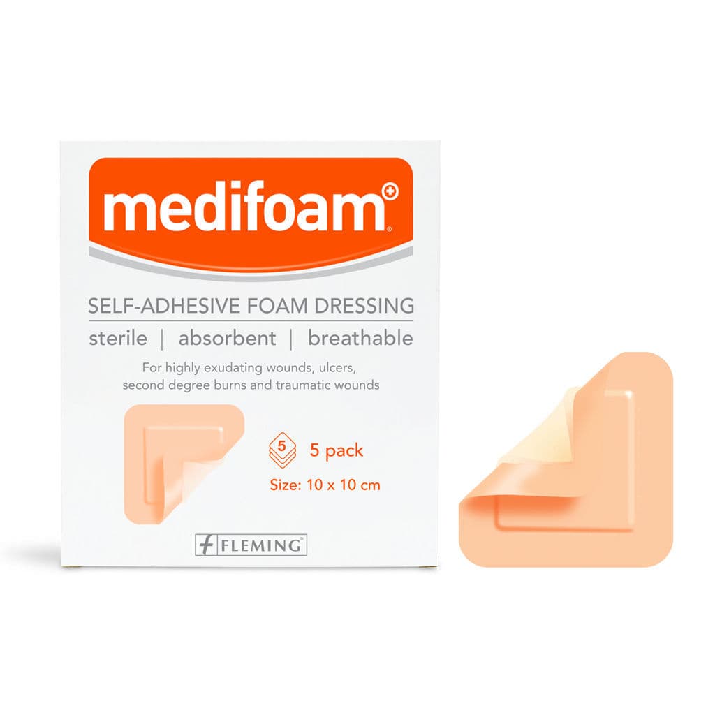 Polyurethane wound dressing - MEDIFOAM - Fleming Medical - sterile ...