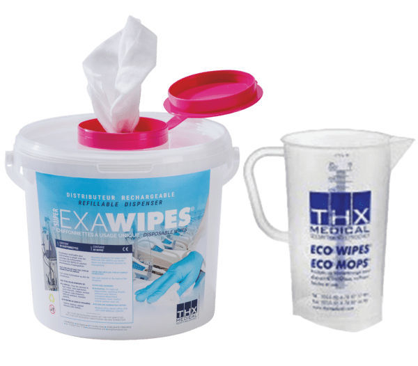 Floors ans surface cleansing wipes - EXA O - THX MEDICAL