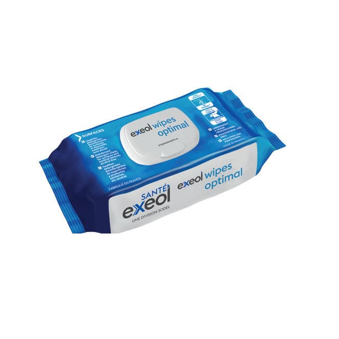 Floors ans surface cleansing wipes - EXS0041 - SODEL - pack of 100